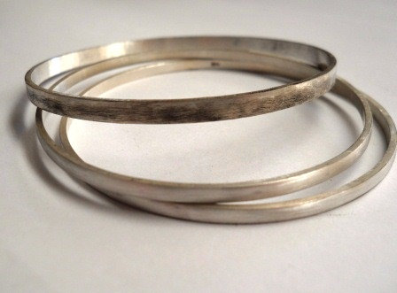Bangles Bangle Set Bagles Set Sterling Silver Bangles Modern Bangles ...