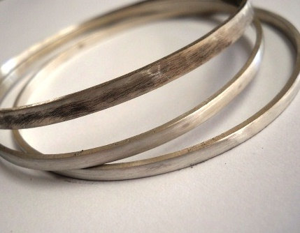 Bangles Bangle Set Bagles Set Sterling Silver Bangles Modern Bangles ...